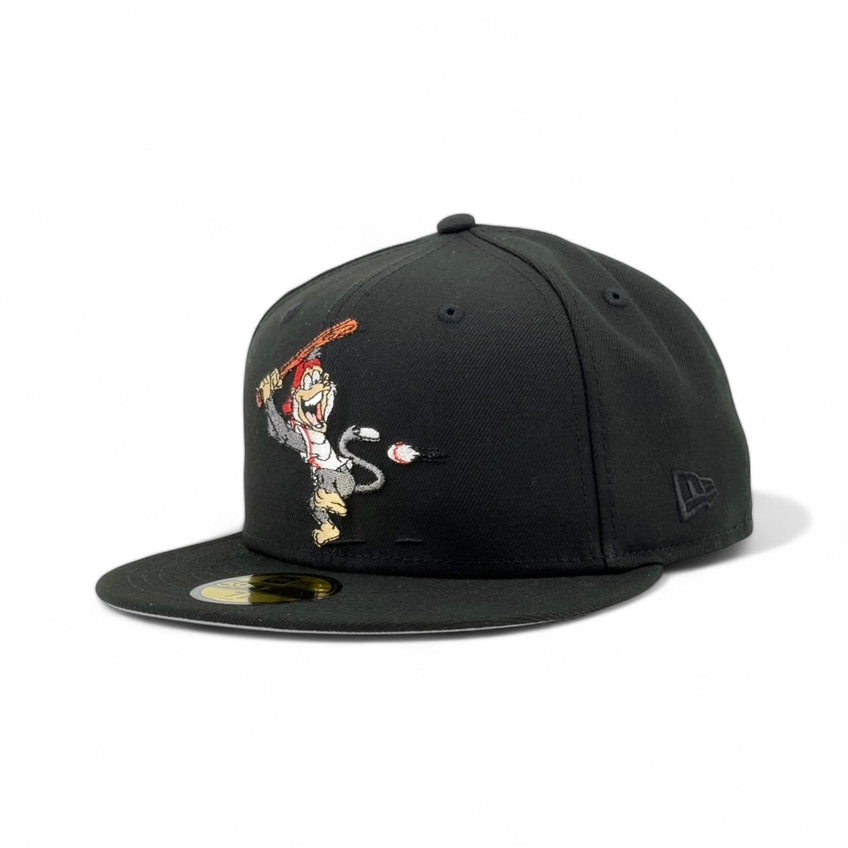 Los Angeles Angels “Rally Monkey” New Era 59Fifty Fitted Hat - Black ...