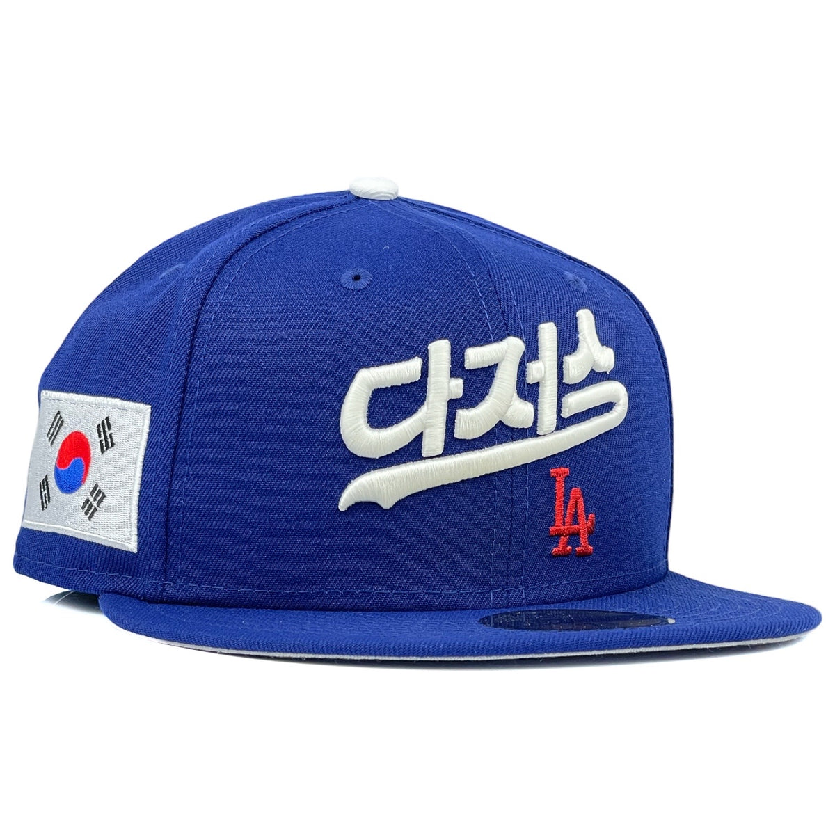 Los Angeles Dodgers 🇰🇷 다저스 Korean Script 🇰🇷 New Era 59FiFty Fitted Hat ...