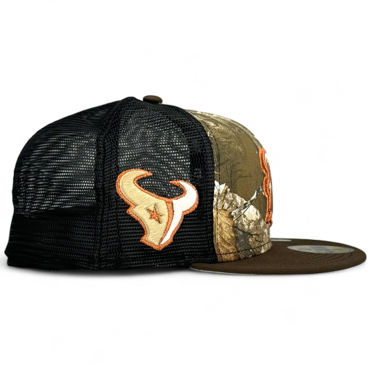 Houston Texans "HTOWN BROWN" New Era 59Fifty Fitted Hat - Real Tree Tr ...