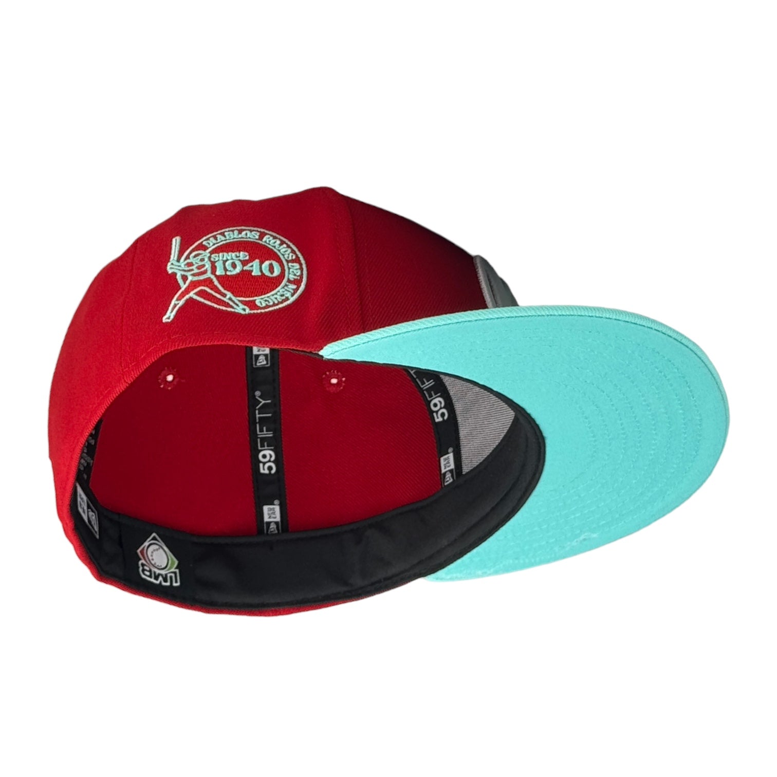 Diablos Rojos del México New Era 59Fifty Fitted Hat - Red/Clear Mint ...