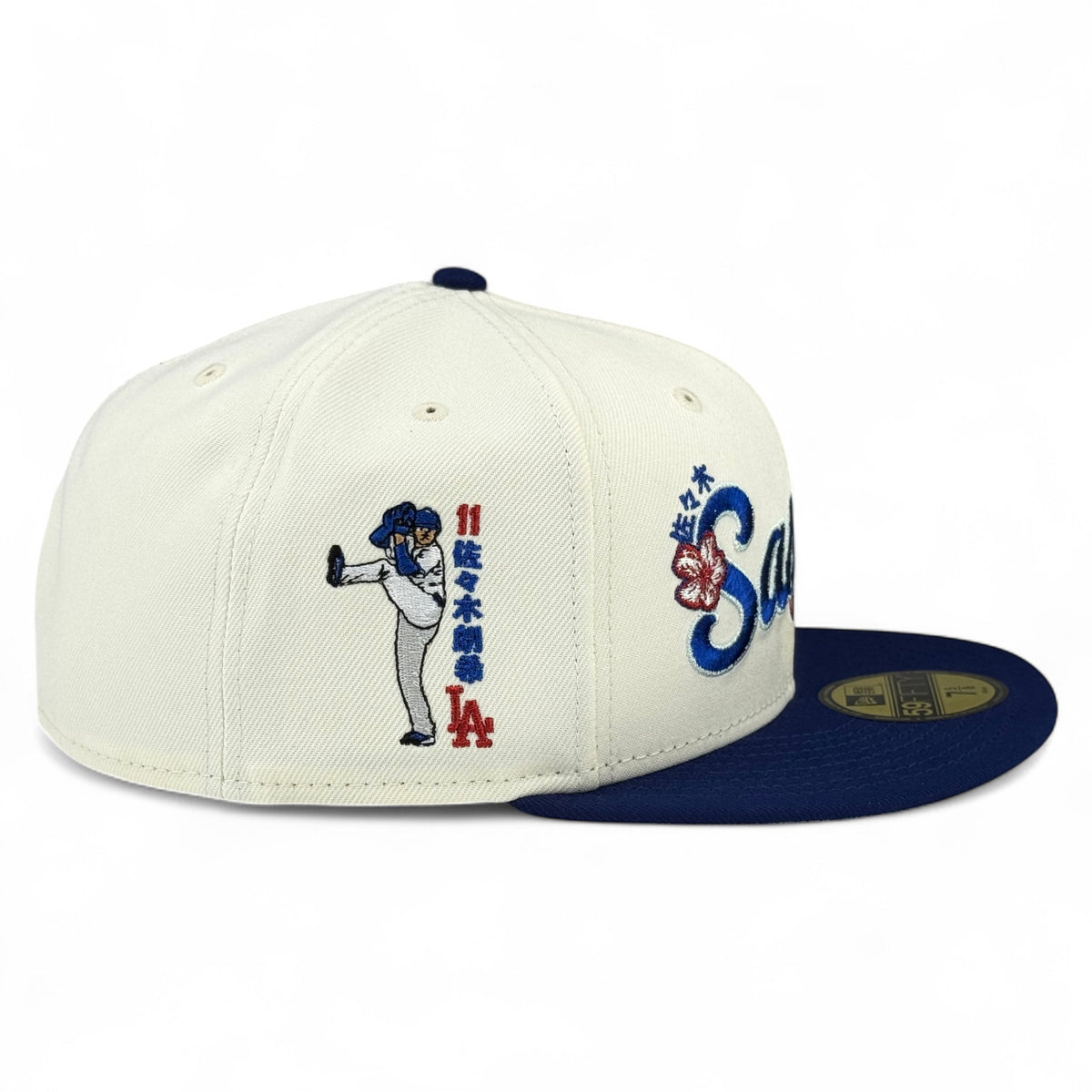 Los Angeles Dodgers "Bailalo Roki" New Era 59Fifty Fitted Hat - Chrome ...
