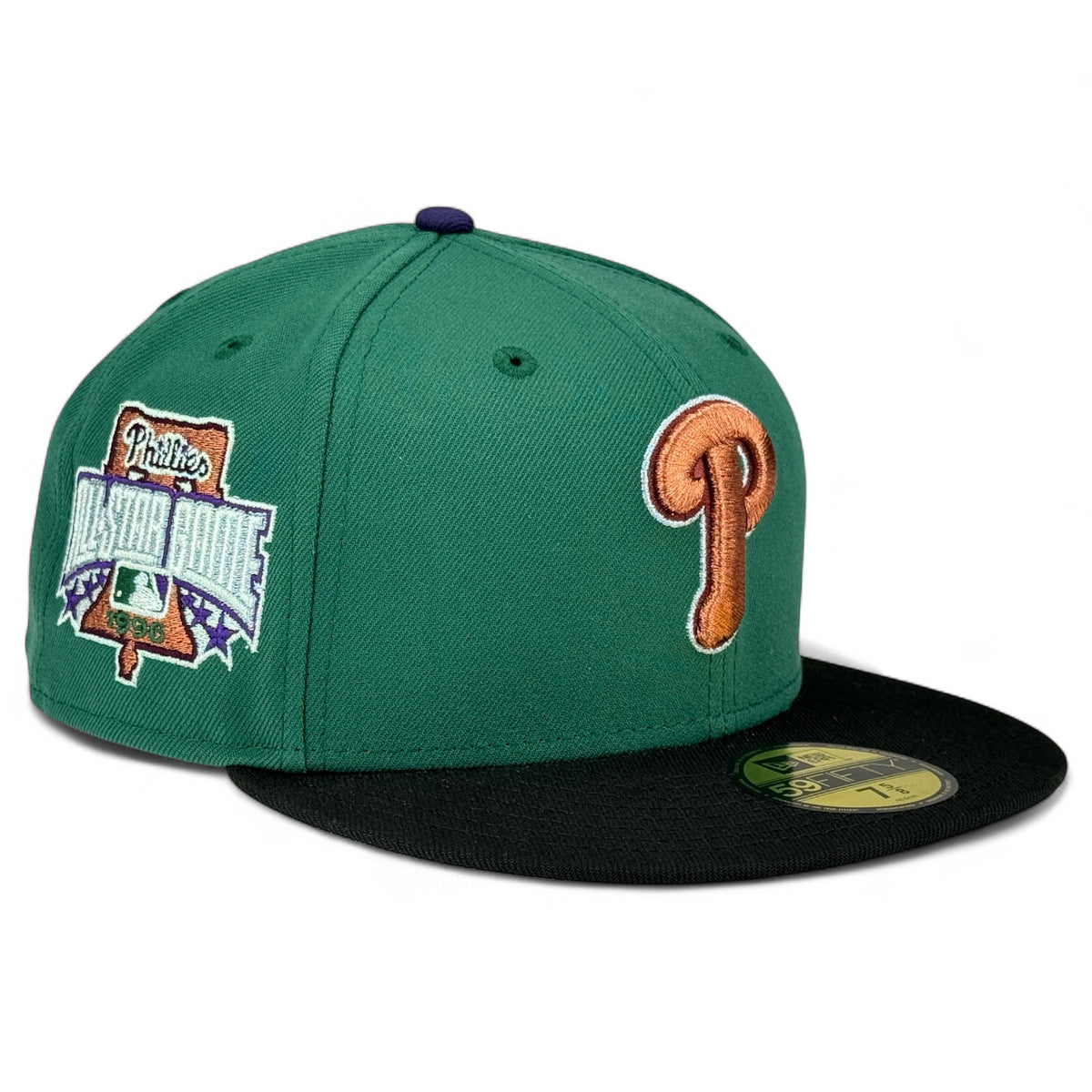 Philadelphia Phillies 🧠 PHILLY X 🧠 New Era 59Fifty Fitted Hat - Emeral ...
