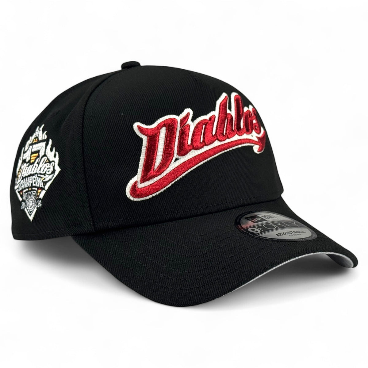 Diablos Rojos del México New Era 9Forty A-Frame Snapback Hat - Black ...