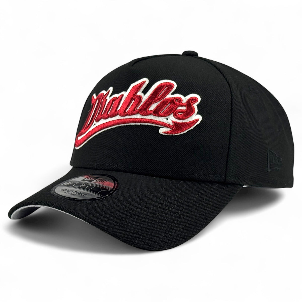 Diablos Rojos del México New Era 9Forty A-Frame Snapback Hat - Black ...
