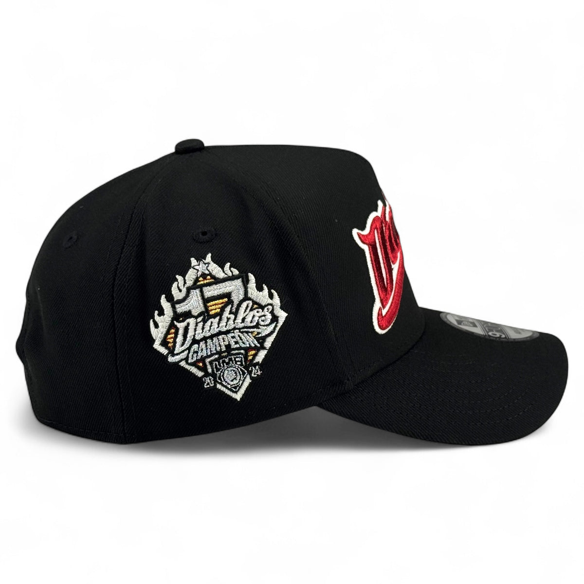 Diablos Rojos del México New Era 9Forty A-Frame Snapback Hat - Black ...