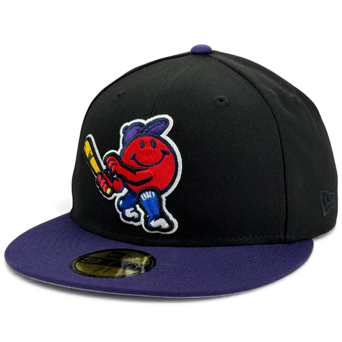 Worcester Woo Sox 🍇 WOO-AID GRAPE 🍇 New Era 59Fifty Fitted Hat - Black ...