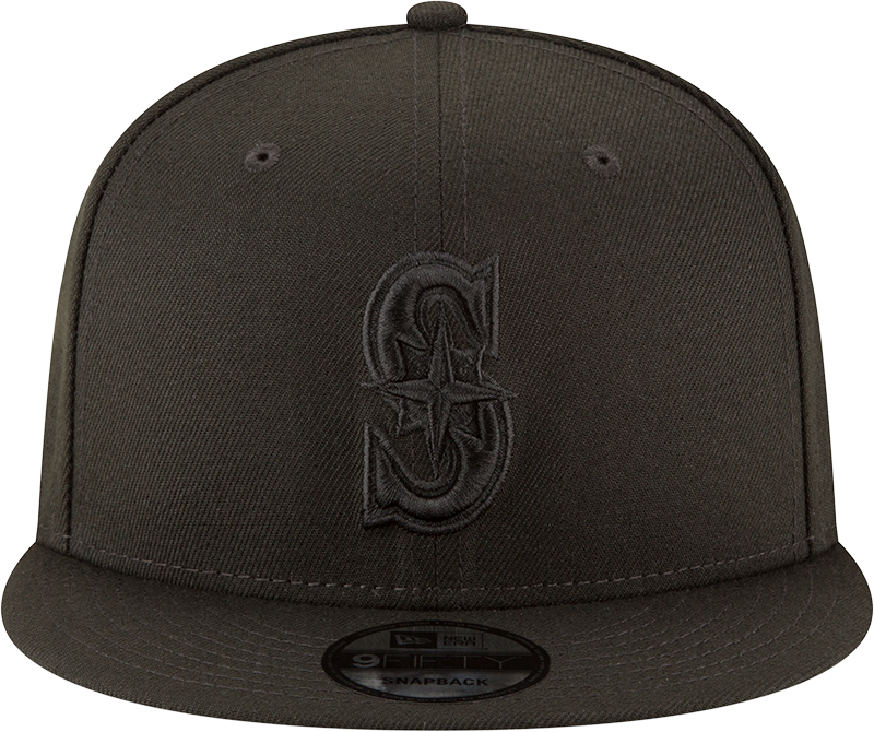 Seattle Mariners Black on Black New Era 9Fifty Snapback Cap – Prociety