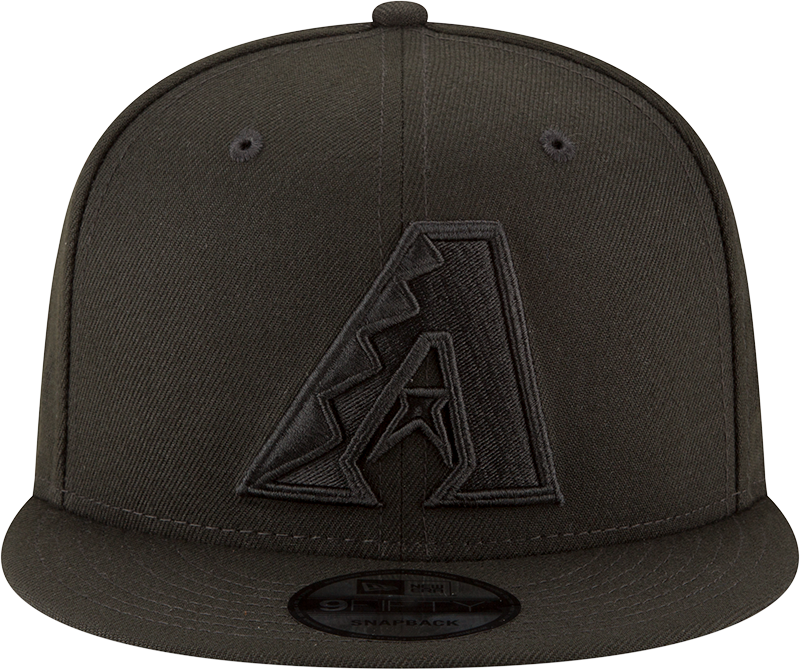 Arizona Diamondbacks Black on Black New Era 9Fifty Snapback Cap – Prociety