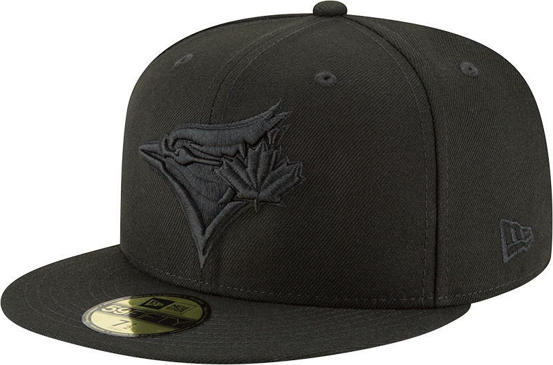 Toronto Blue Jays Black on Black New Era 59Fifty Fitted Hat – Prociety