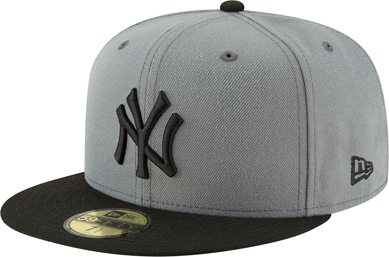 New York Yankees Grey Black 2 Tone New Era 59Fifty Fitted Cap – Prociety