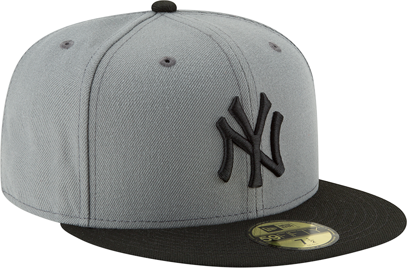 New York Yankees Grey Black 2 Tone New Era 59Fifty Fitted Cap – Prociety