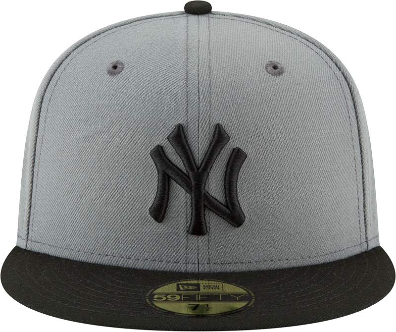 New York Yankees Grey Black 2 Tone New Era 59Fifty Fitted Cap – Prociety