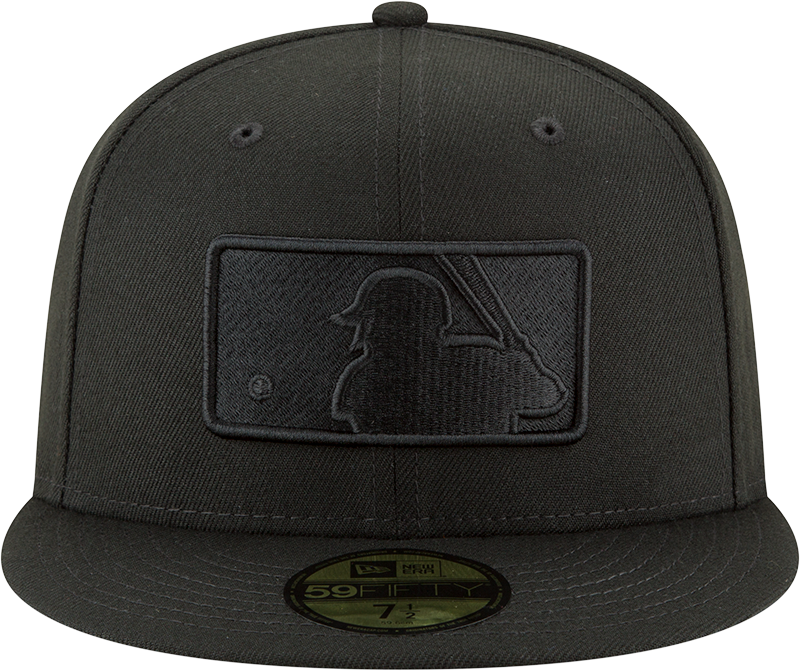 MLB Batterman Logo Black on Black New Era 59Fifty Fitted Hat – Prociety