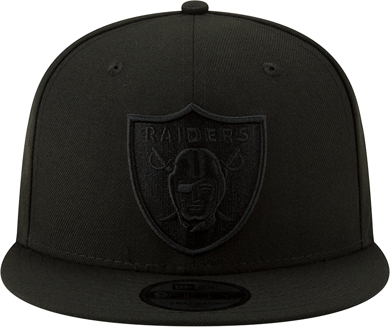 Las Vegas Raiders Black on Black New Era 9Fifty Snapback – Prociety