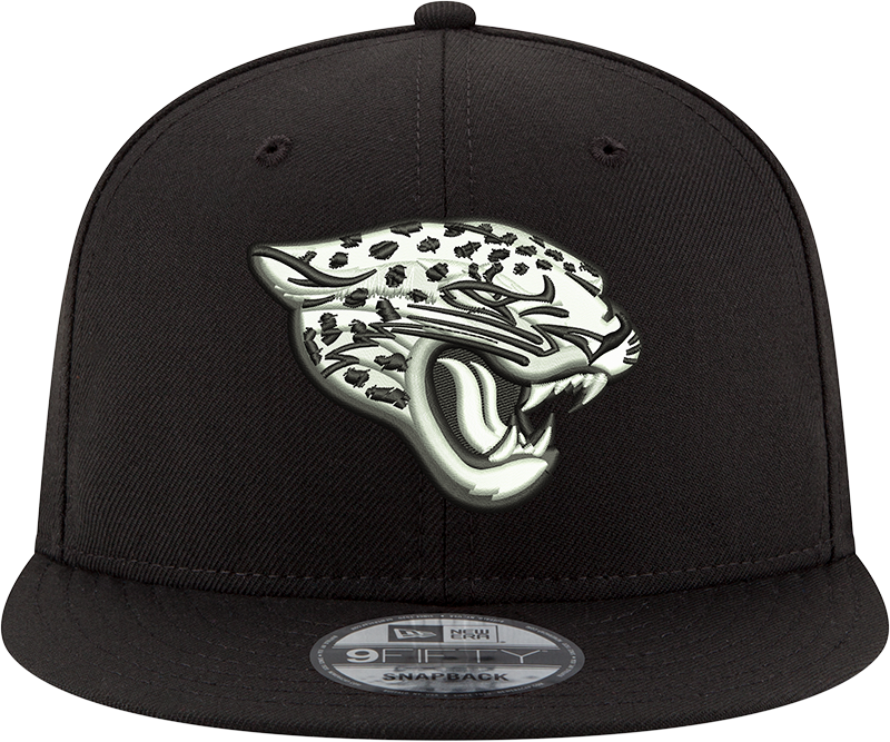 Jacksonville Jaguars Black and White New Era 59Fifty Snapback – Prociety