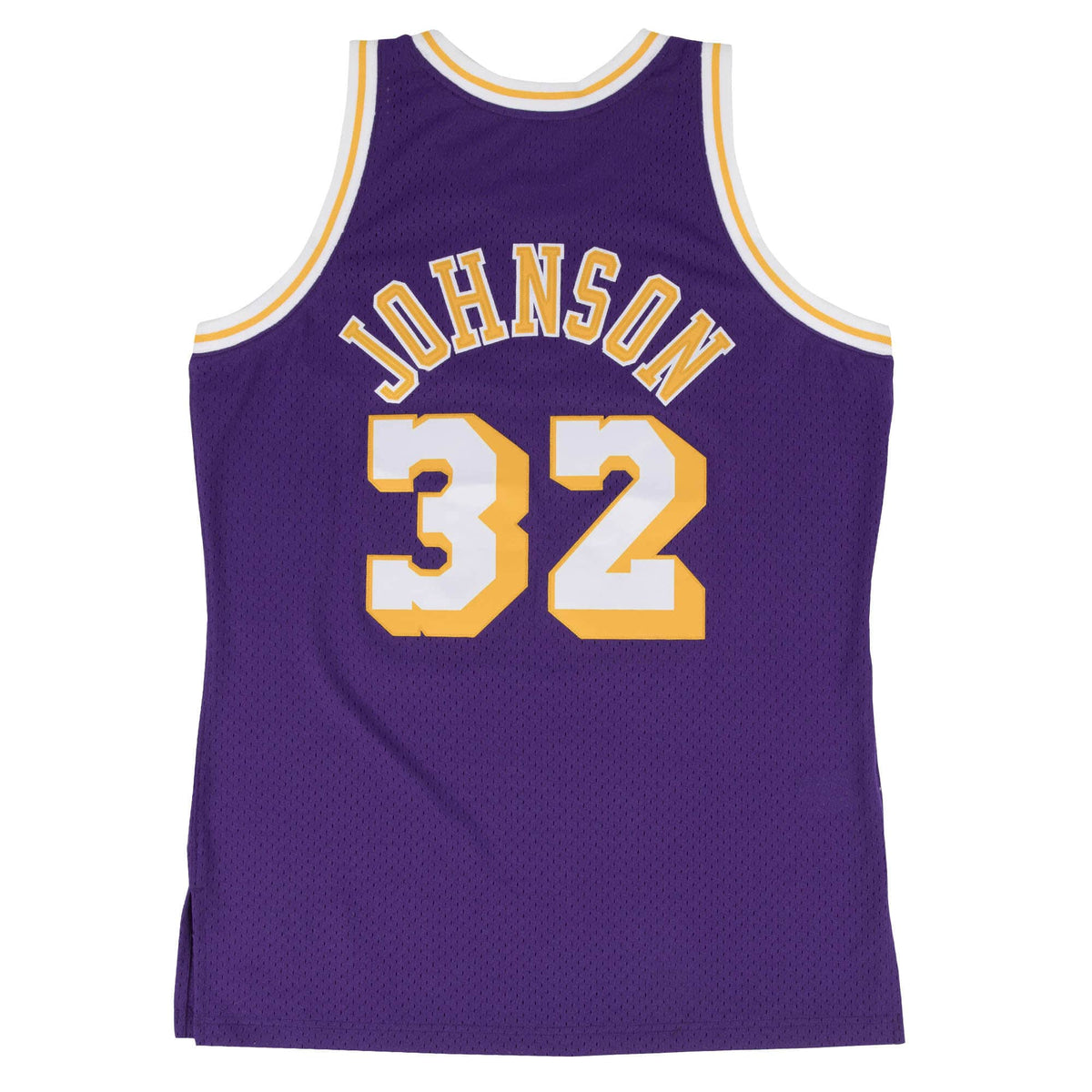 Magic Johnson Mitchell & Ness Hardwood Classics Swingman Jersey - Purp ...